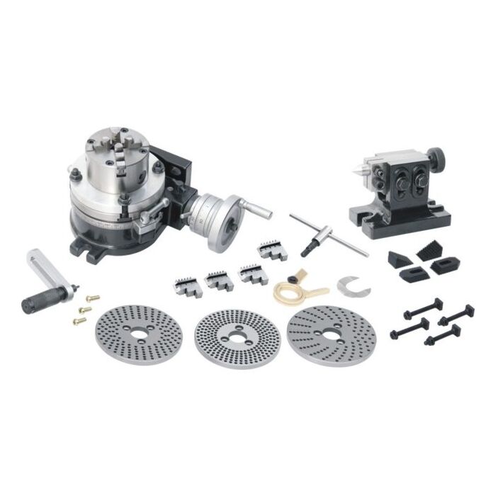 Horizontale / verticale verdeeltafel 125mm met 4-klauwplaat ...